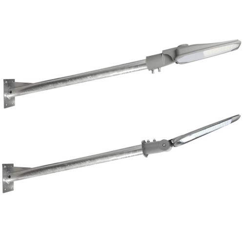 Lamp Post Bracket Streetlight - Galvanized Steel - 1m.