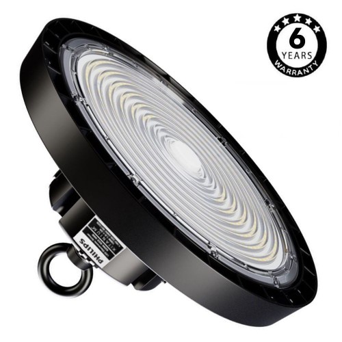 100W LED High Bay 180LM UFO ITALY PHILIPS XITANIUM - 1-10V DIM